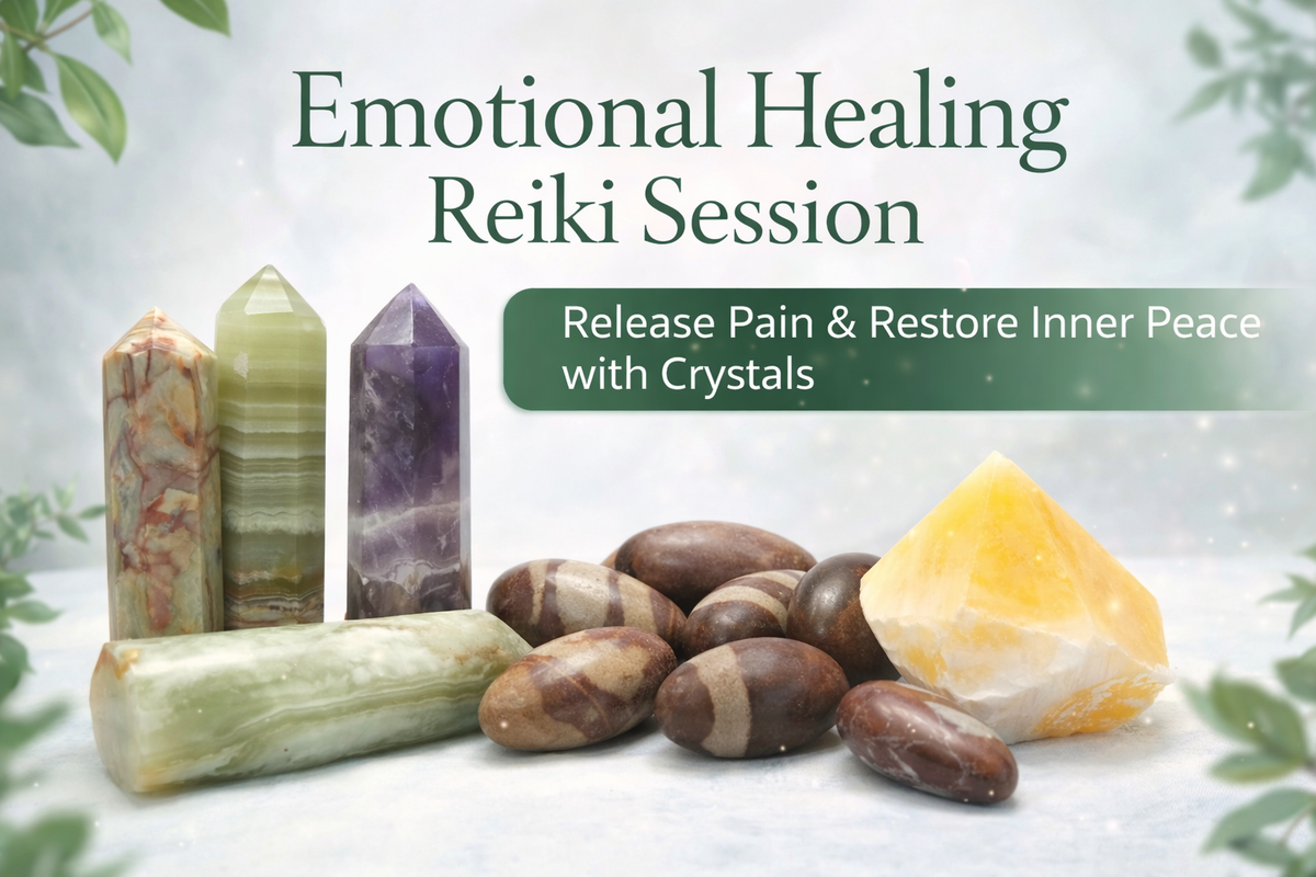 Crystal Reiki For Emotional Healing | Release Pain & Restore Inner Pea ...